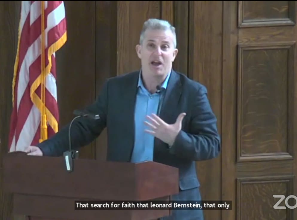 Wyner Lecture Weekend: "The Jewish Life of Leonard Bernstein" with ...